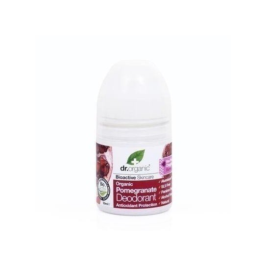 Dr.Organic Pomegranate Φυσικό Αποσμητικό σε Roll-On Χωρίς Αλουμίνιο ...